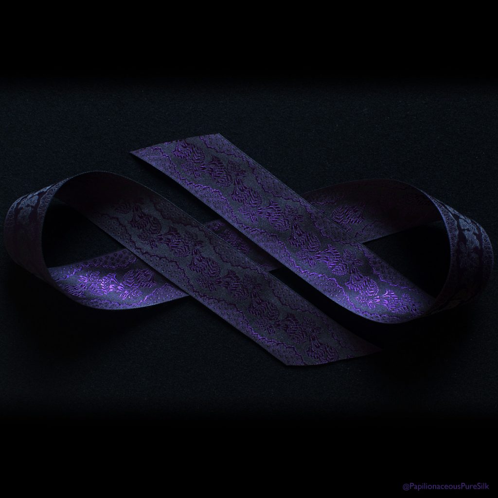 Ross Royal Silk Ribbon - Papilionaceous ~ Jacquard Silk Ribbon Weavers
